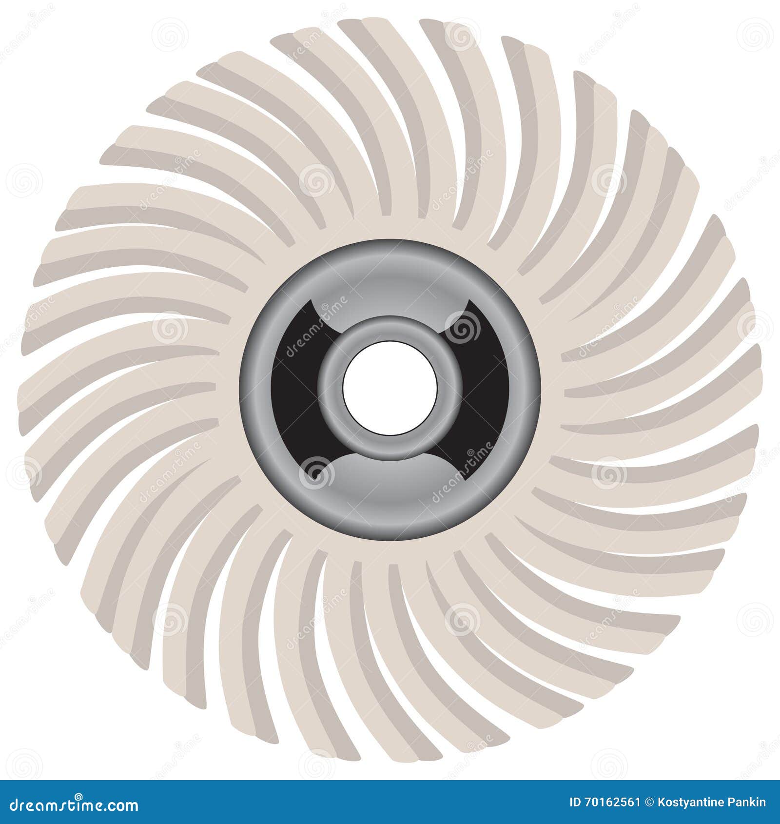 Abrasive Brush Cartoon Vector | CartoonDealer.com #70162561