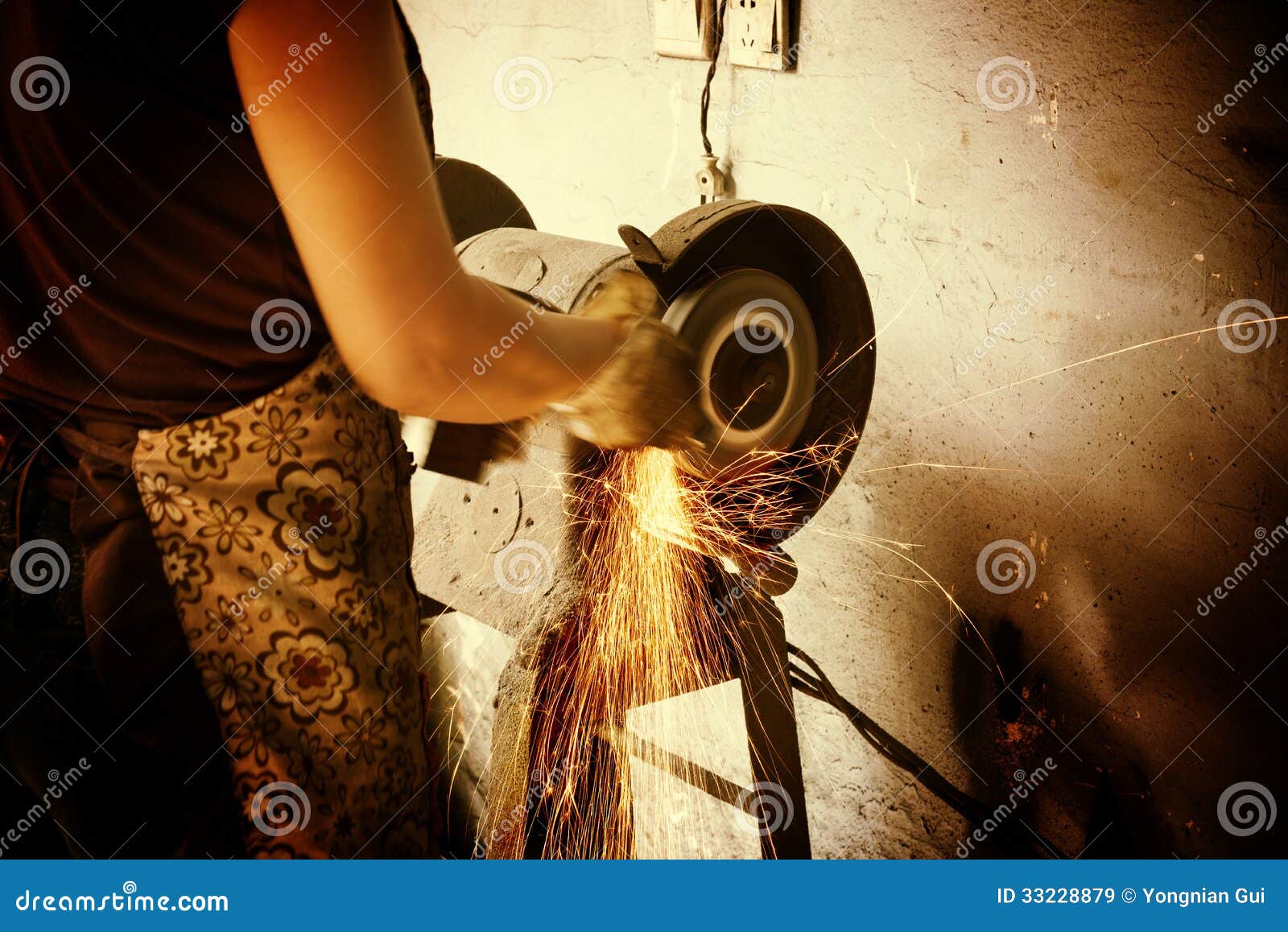 Abrasive cutting stock image. Image of factory, manual - 33228879