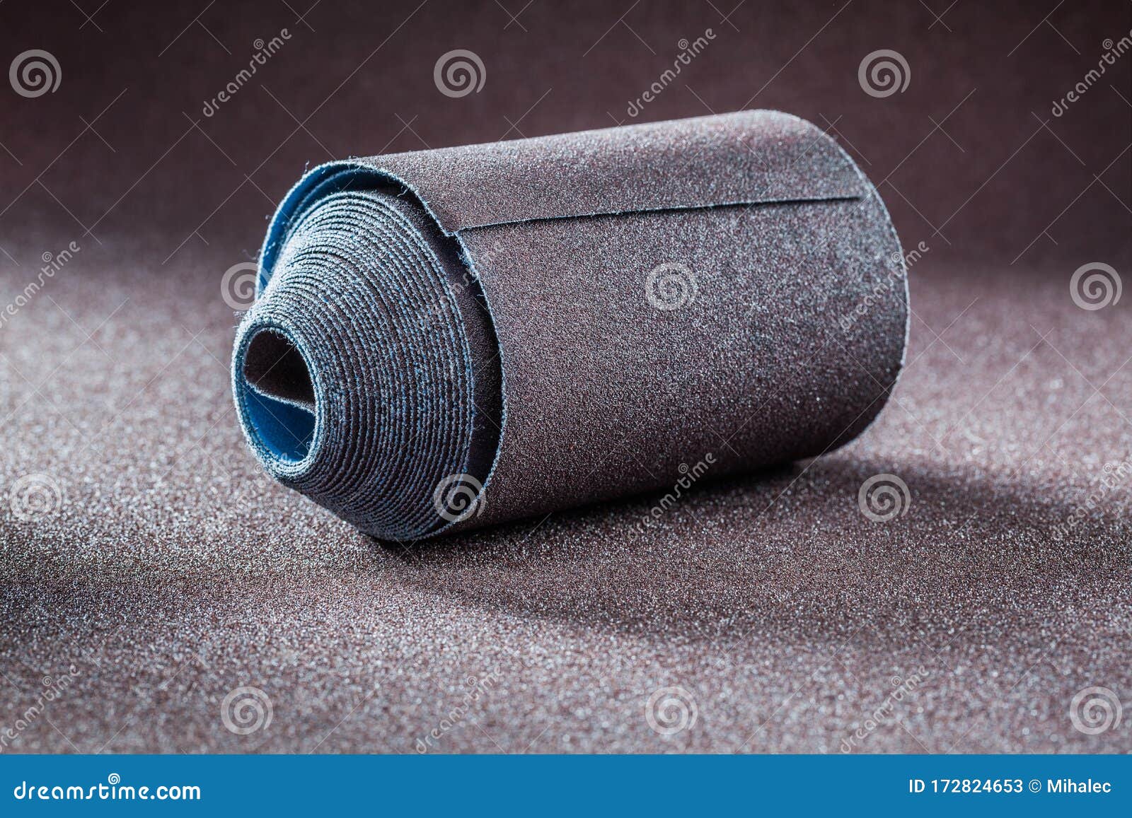 Abrasive Materials Roll of Sandpaper Stock Image - Image of grinding ...