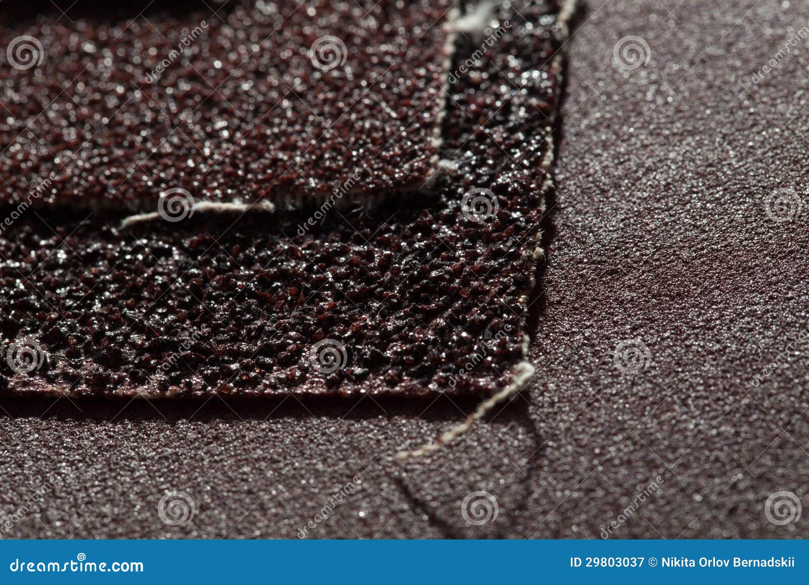 Sheets of sandpaper stock image. Image of macro, metal - 29803037