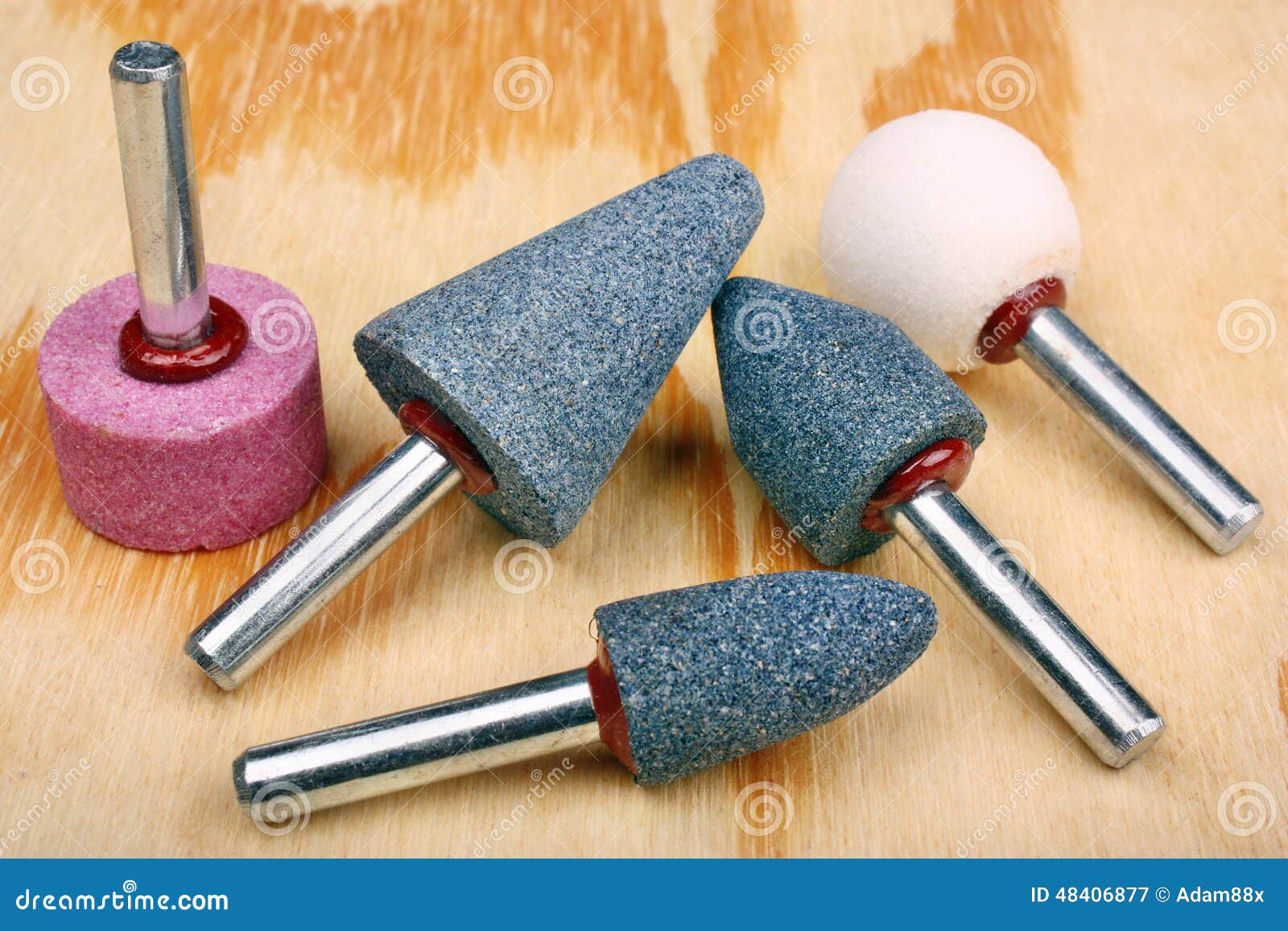 Abrasive sanding head stock image. Image of flint, objects - 48406877