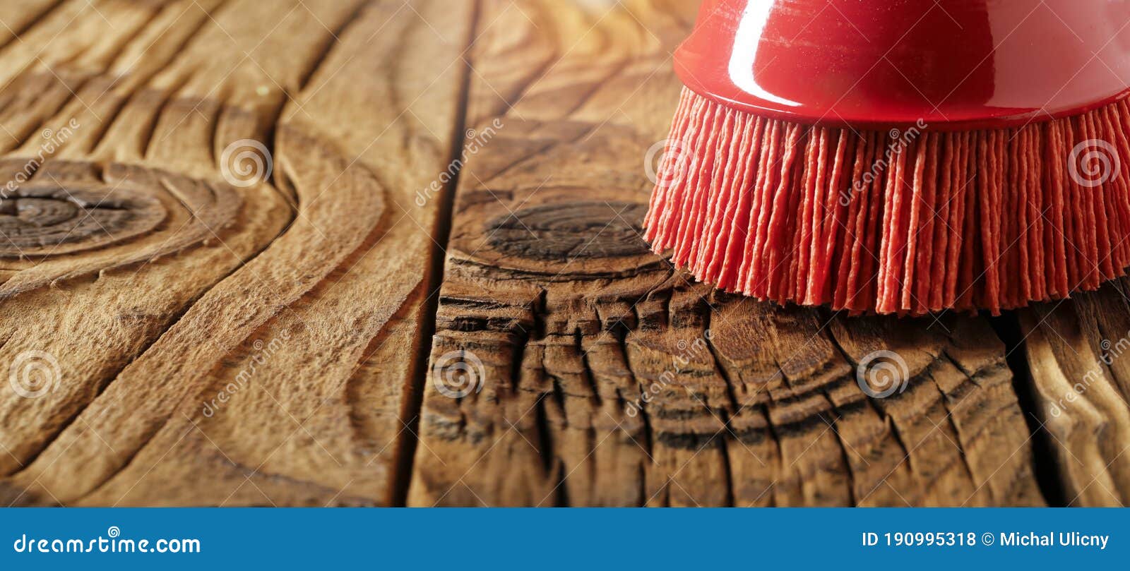 Abrasive Tool for Brushing Wood and Giving it Texture. Wire Nilon Brush ...