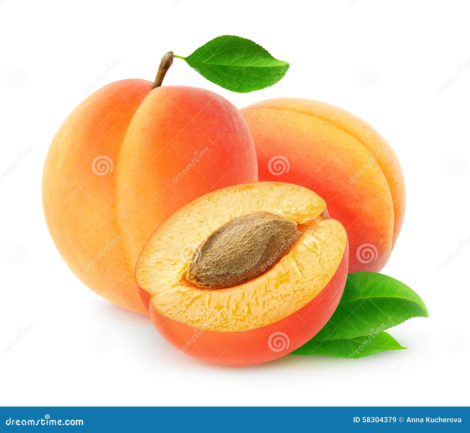 Abricós frescos imagem de stock. Imagem de meio, grupo - 58304379