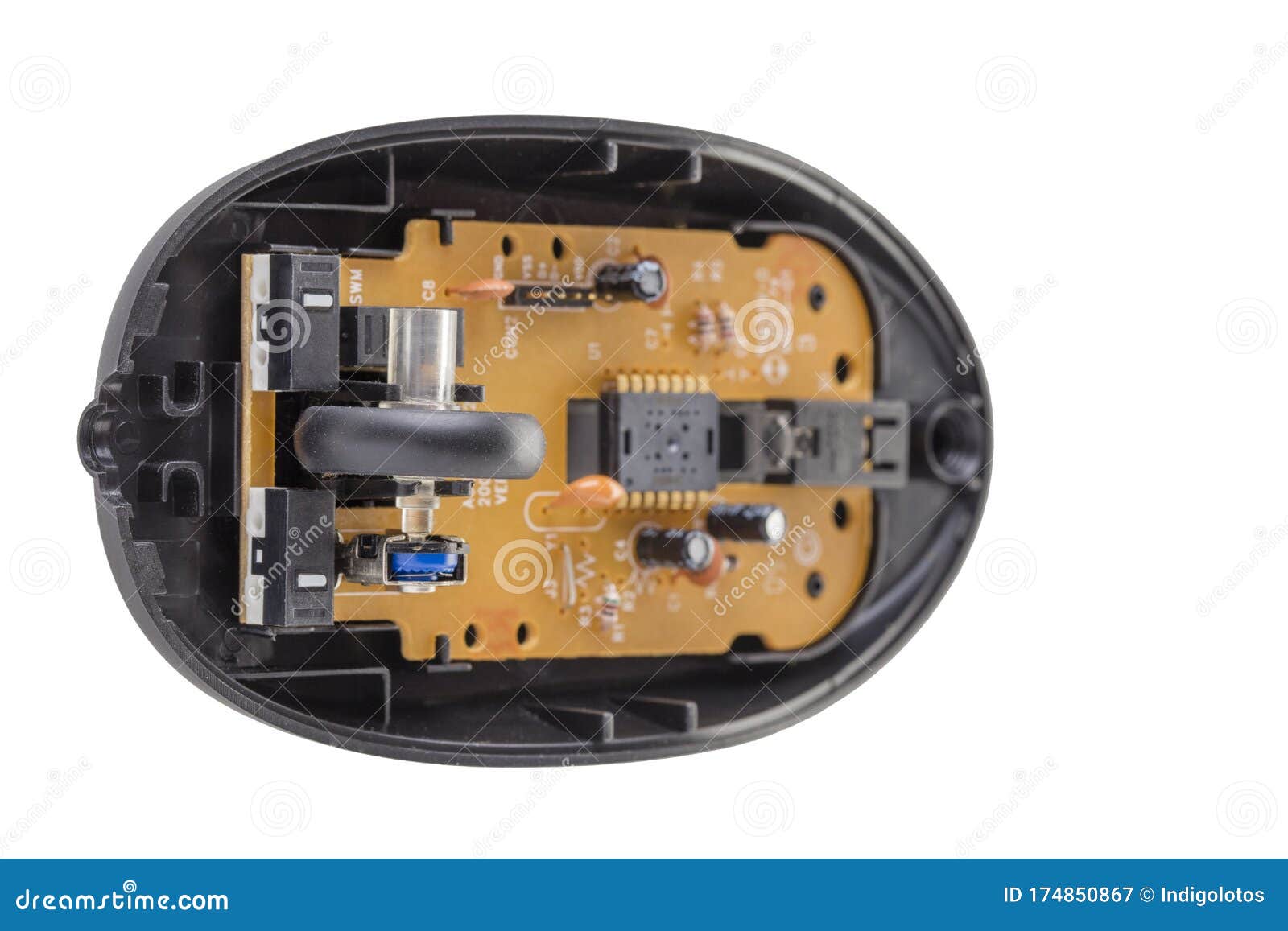 Abrir mouse de equipo imagen de archivo. Imagen de desplazamiento ...