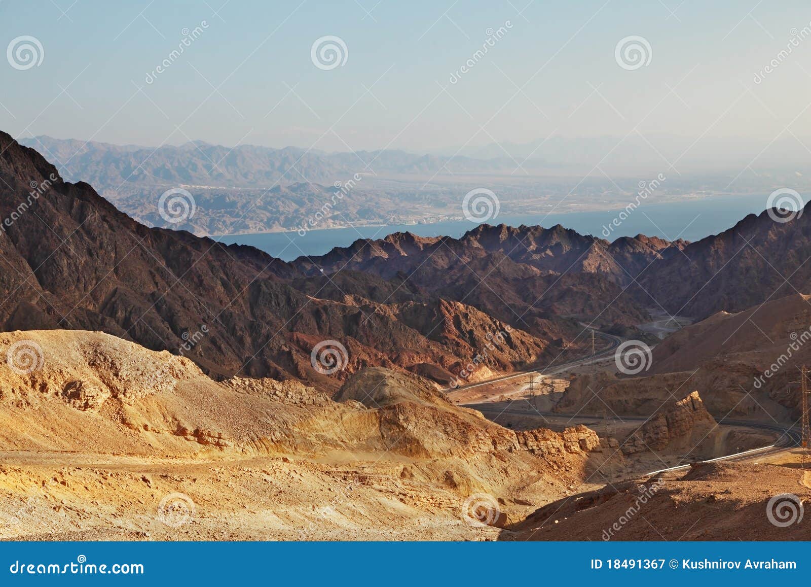Abrupt and Dangerous Road To Mountains Stock Image - Image of horizon ...
