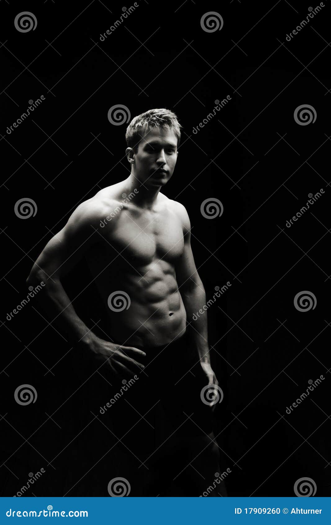 Abs stock photo. Image of biceps, physique, fitness, chest - 17909260