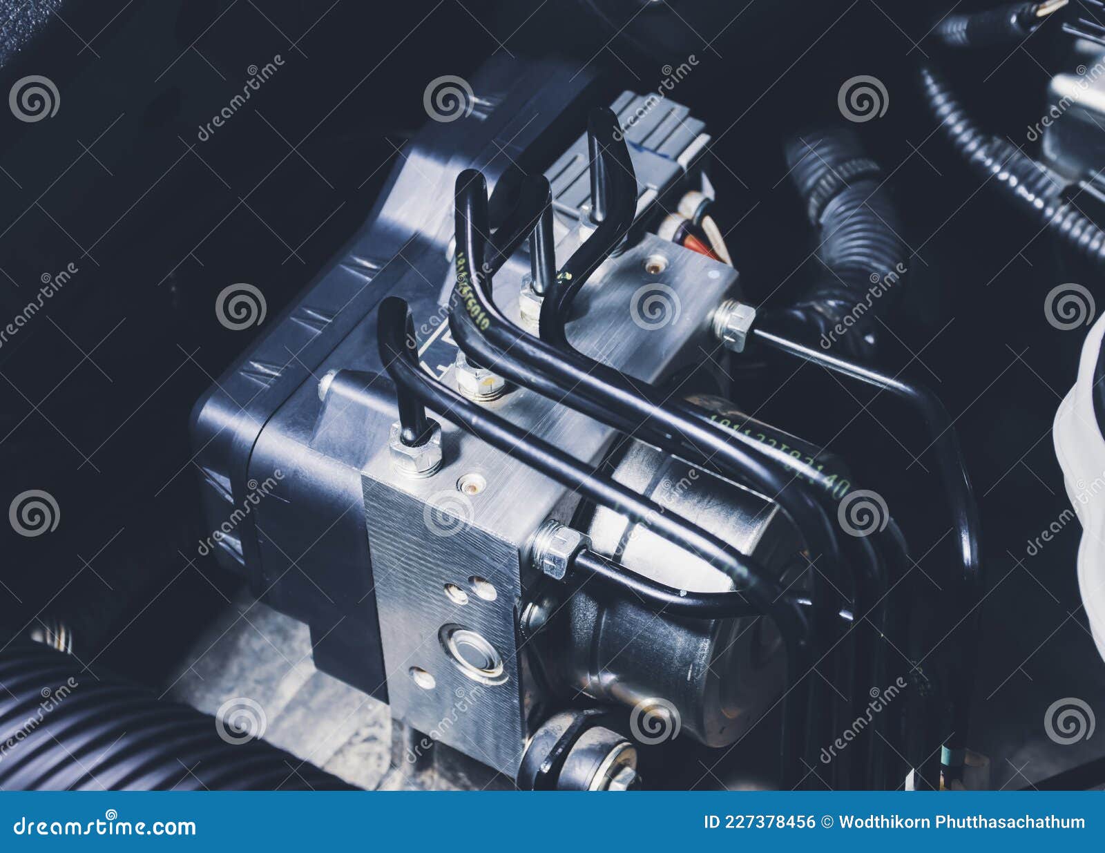 ABS Anti Lock Brake System Unit Module Control Box Stock Photo - Image ...