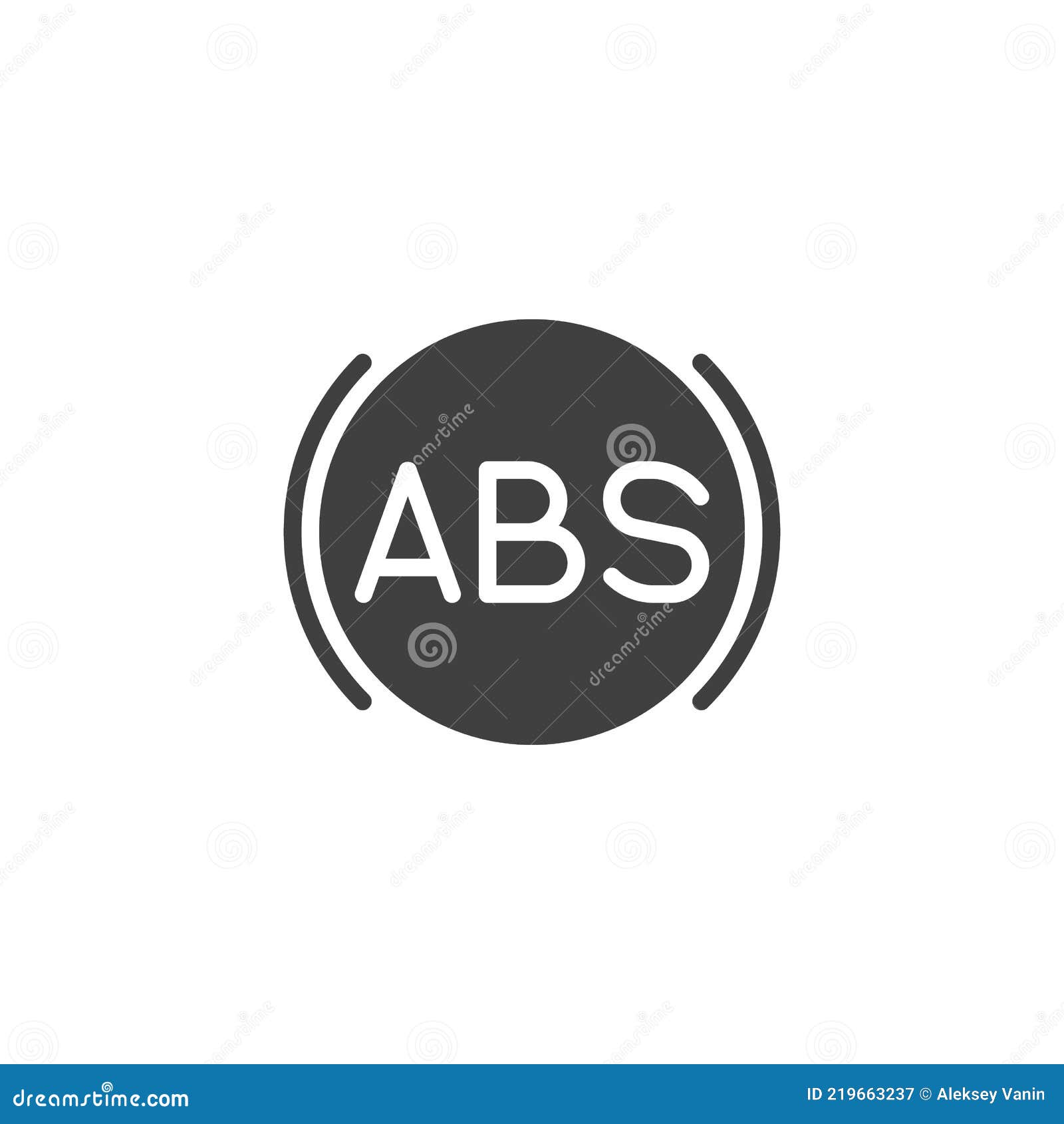 Abs Dashboard Indicator Vector Icon Stock Vector - Illustration of ...