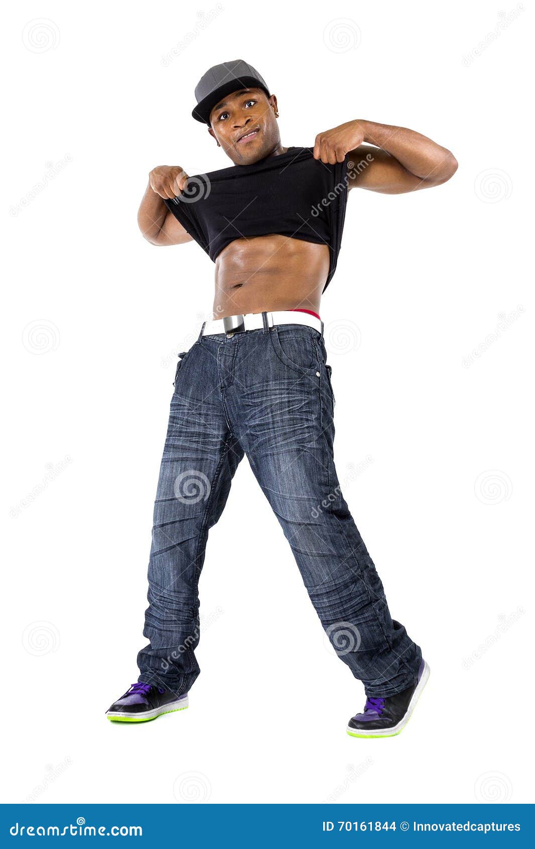 ABS De Los Bailarines De Hip Hop Foto de archivo - Imagen de negro ...