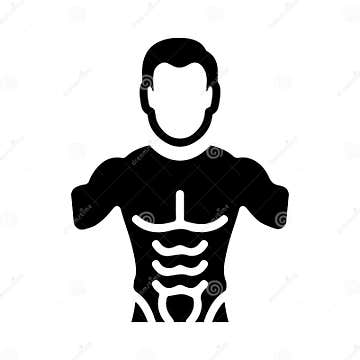 Abs, Exercises, Muscles Icon. Black Vector Graphics Stock Illustration ...