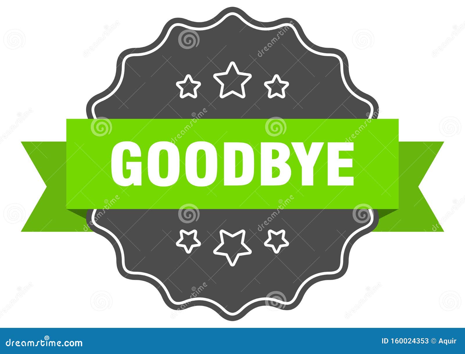 Abschiedszeichen vektor abbildung. Illustration von band - 160024353