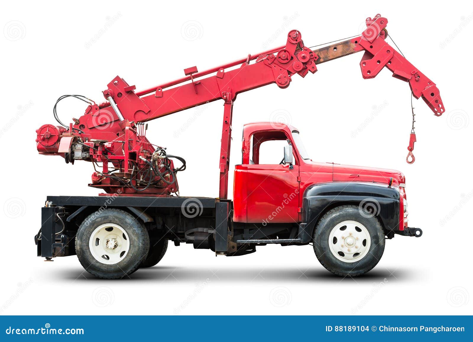 Abschleppwagen stockfoto. Bild von verkehr, haken, schleppseil - 88189104