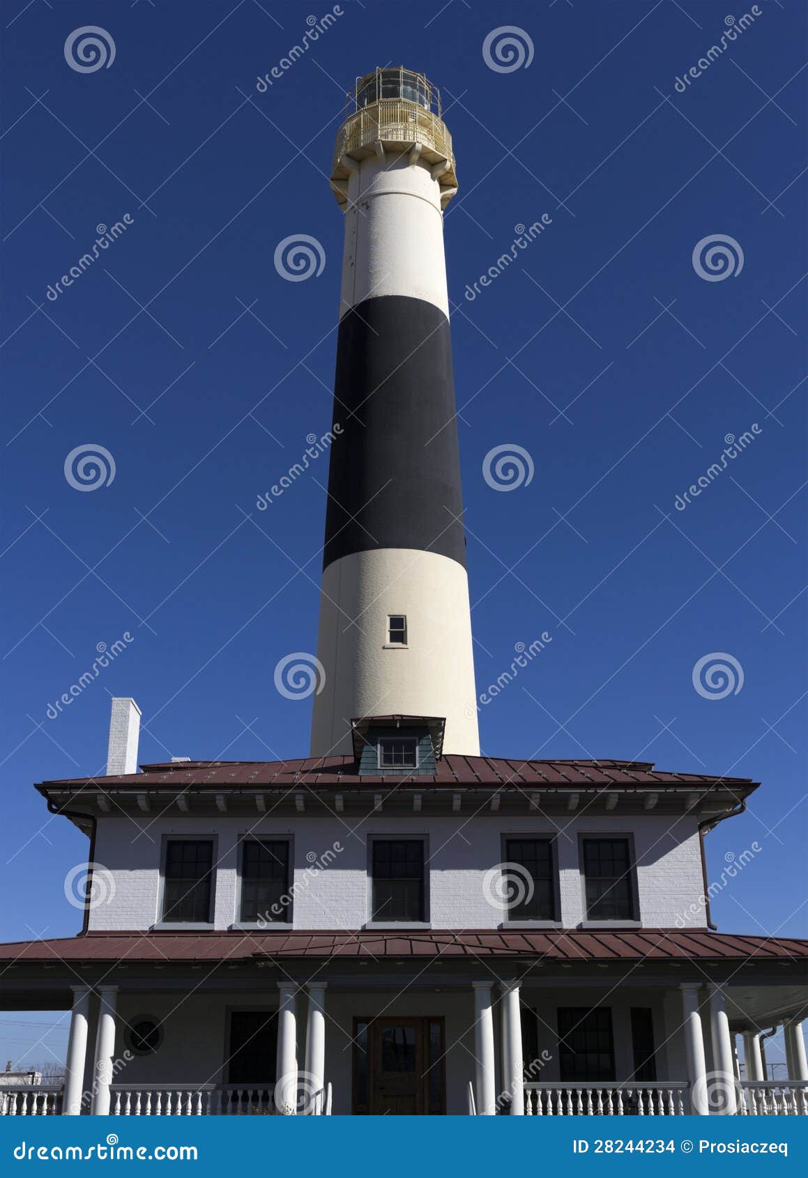 The Absecon Lighthouse in Atlantic City, New Jersey Stock Photo - Image ...