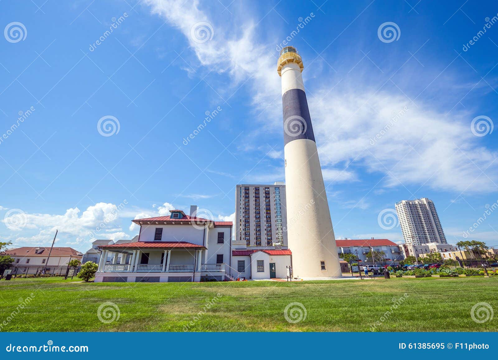 Absecon Lighthouse in Atlantic City Stock Image - Image of landmark ...