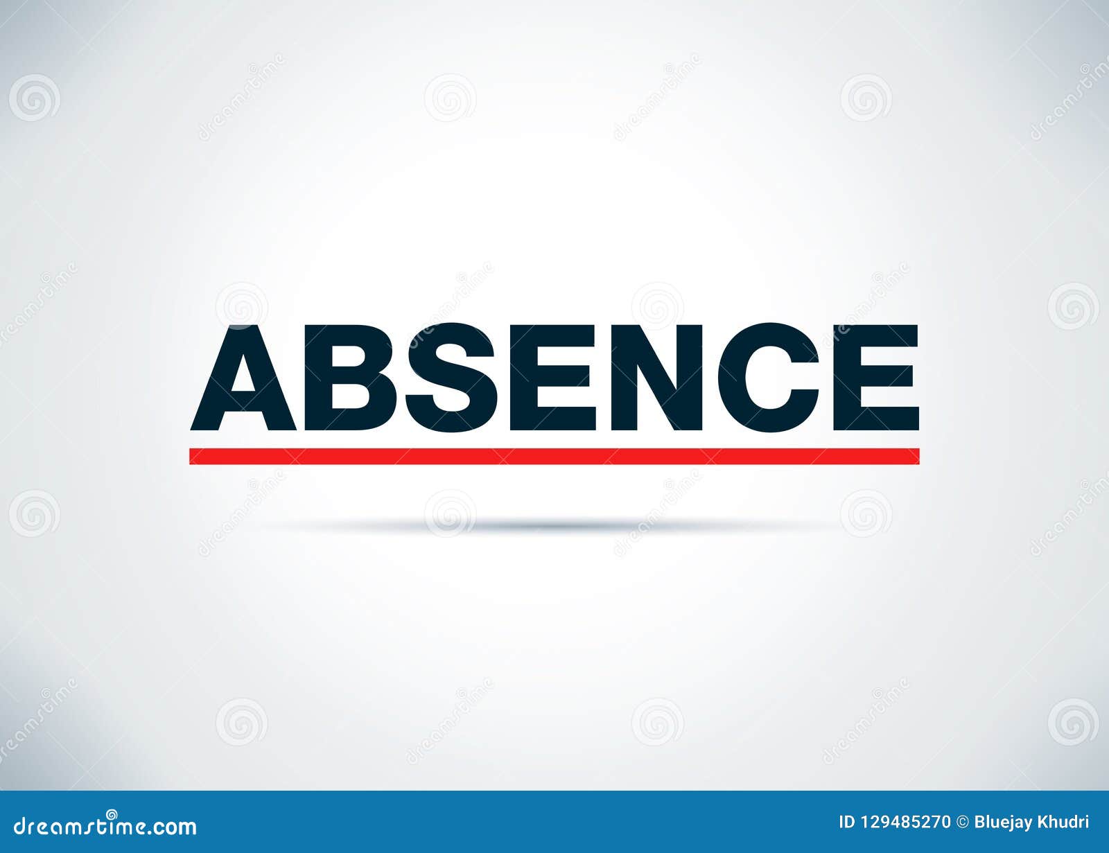 Absence Abstract Flat Background Design Illustration Stock Illustration ...