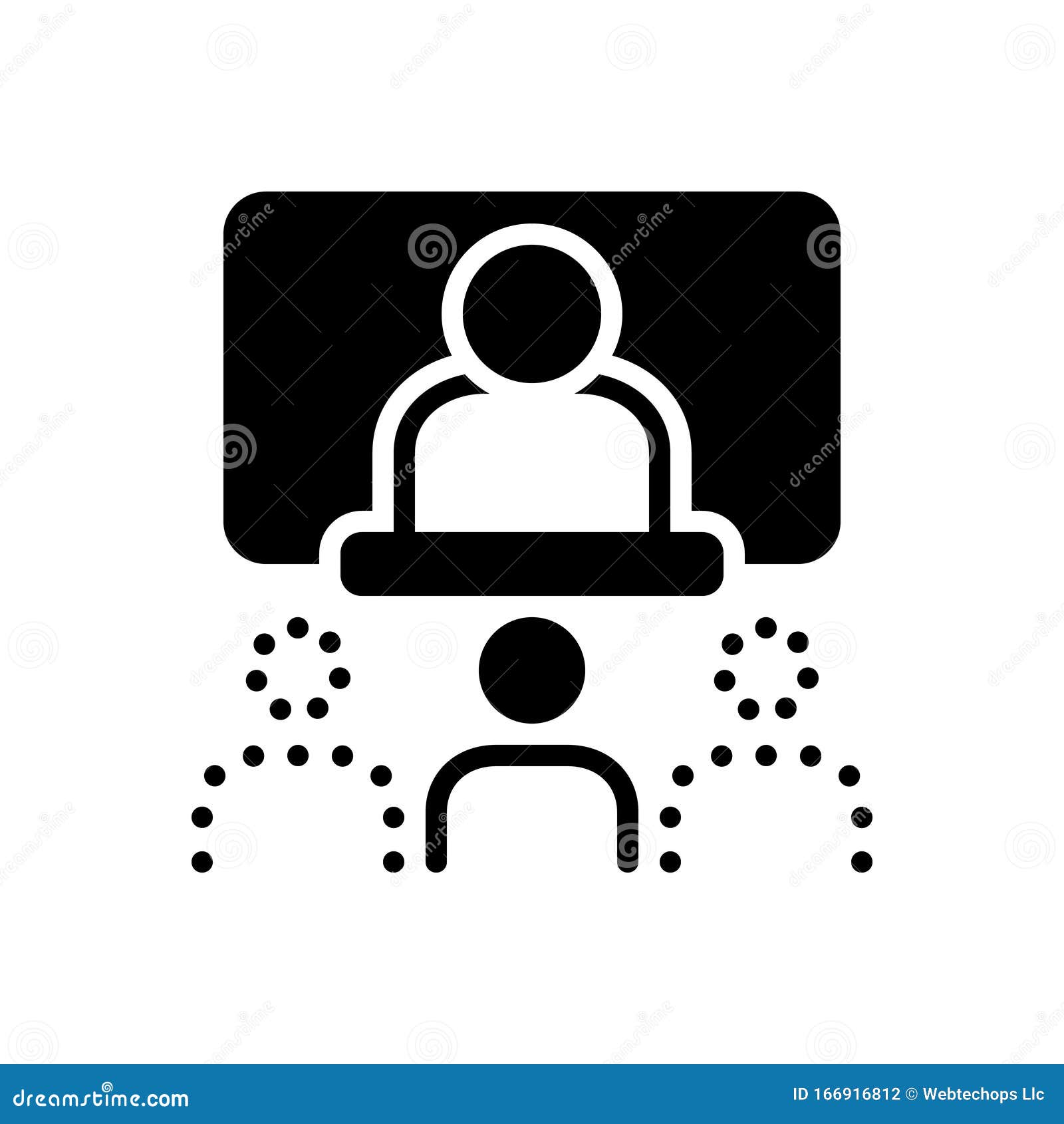 Black Solid Icon for Absence, Default and Omission Stock Vector ...