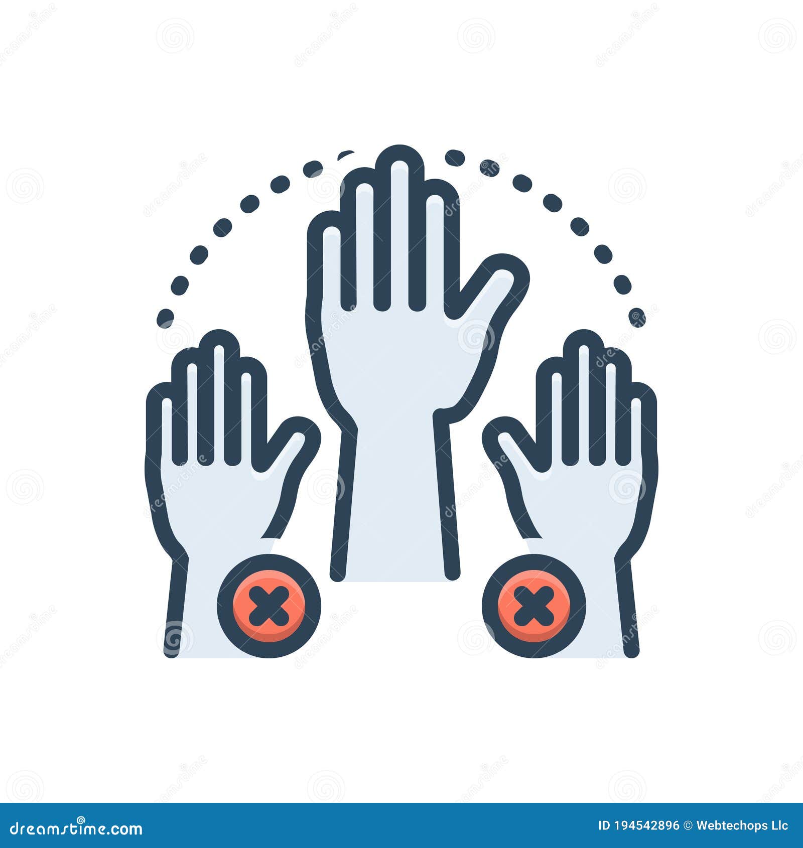 Color Illustration Icon for Absenteeism, Absent and Missing Stock ...