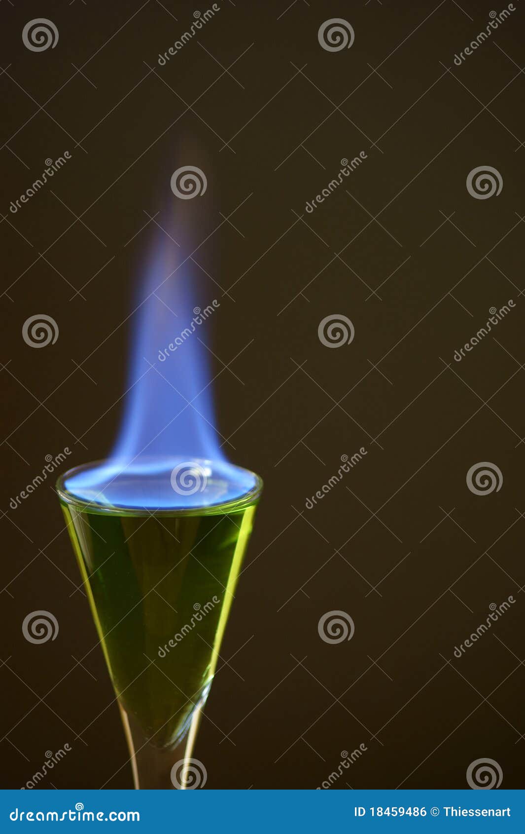 Absinthe on Fire in the Glass Stock Photo - Image of play, disco: 18459486