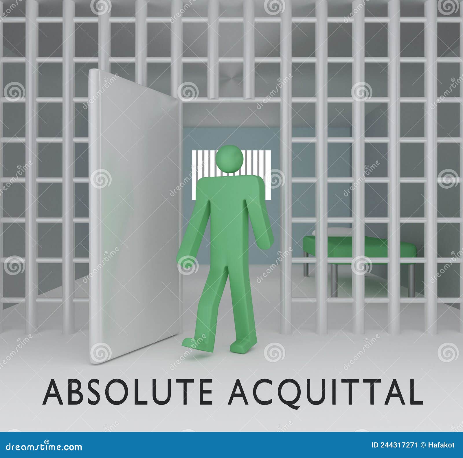 ABSOLUTE ACQUITTAL concept stock illustration. Illustration of crime ...