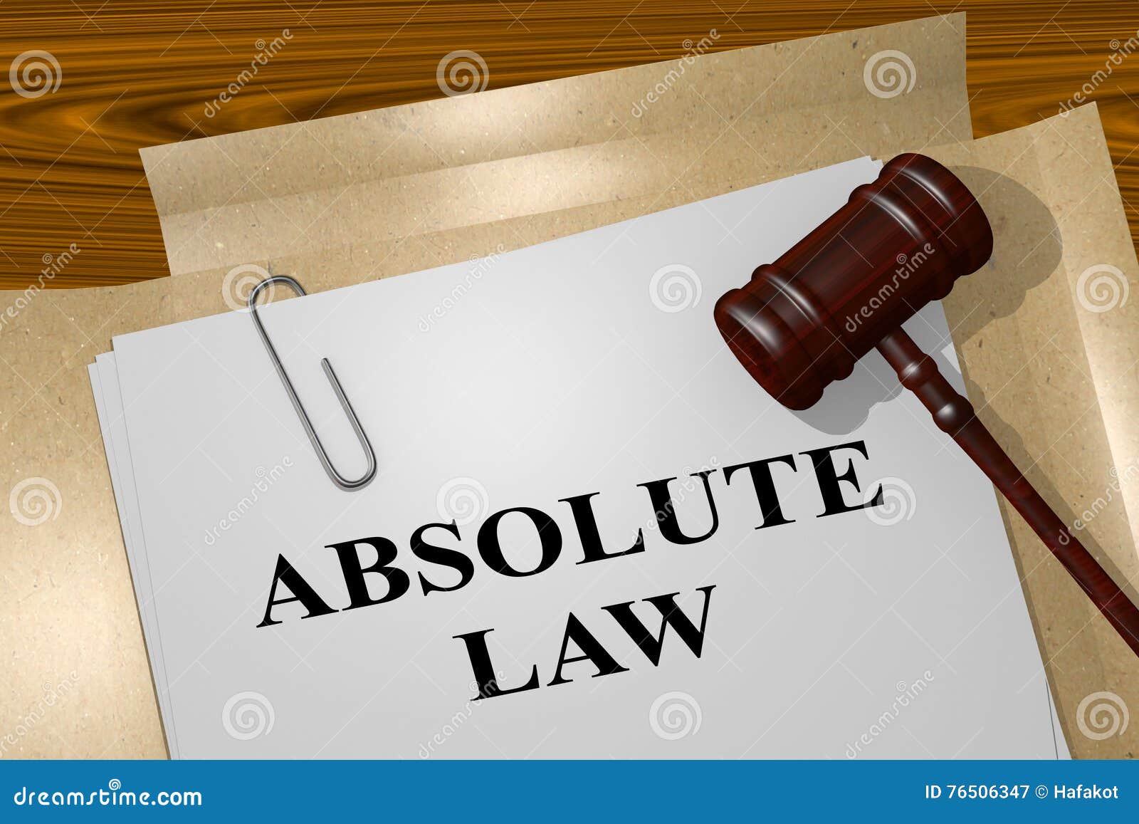 Absolute Law - Legal Concept Stock Illustration - Illustration of ...
