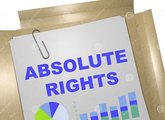 Absolute Rights concept stock illustration. Illustration of good - 76393853