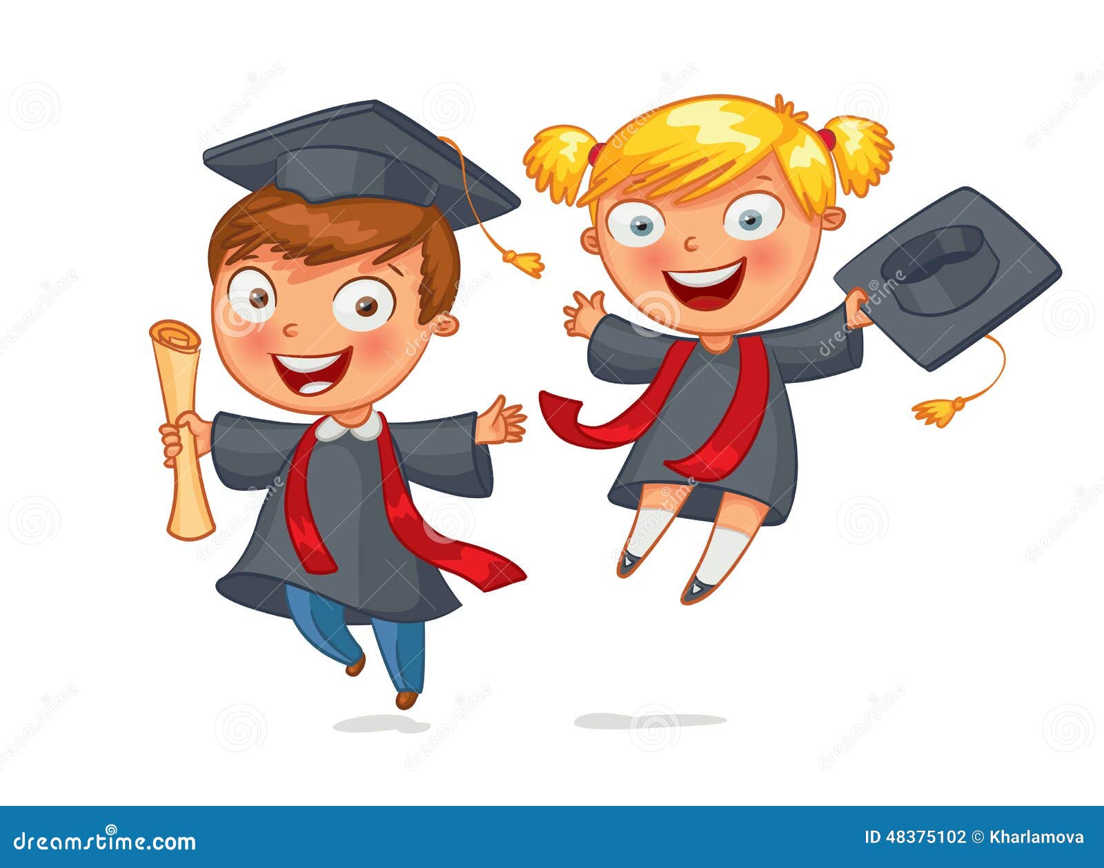 Absolvent vektor abbildung. Illustration von vollendung - 48375102