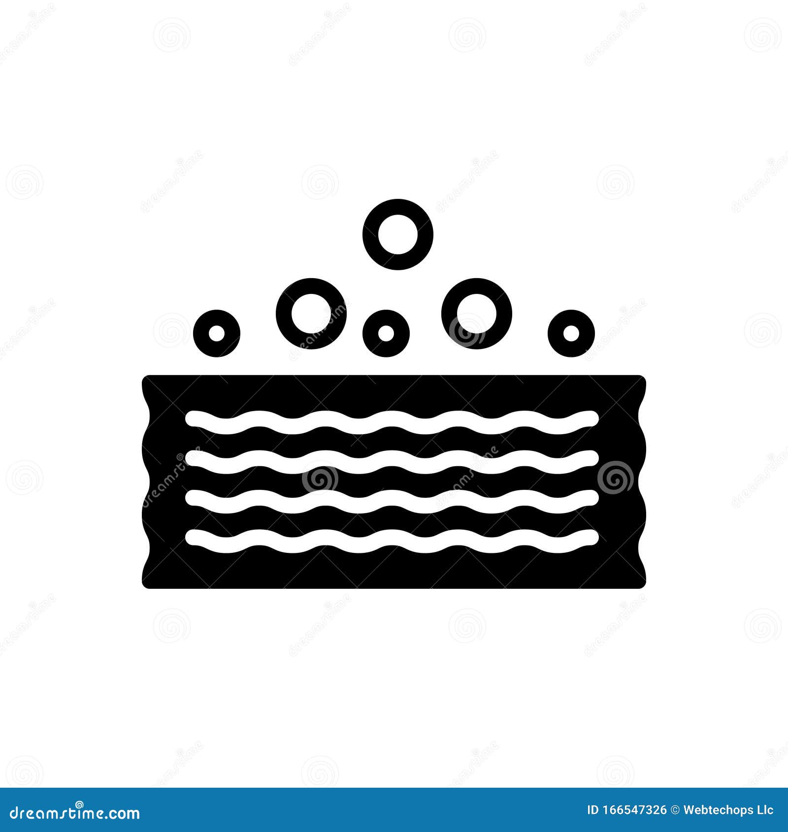 Black Solid Icon for Absorb, Imbibe and Suck Stock Vector ...