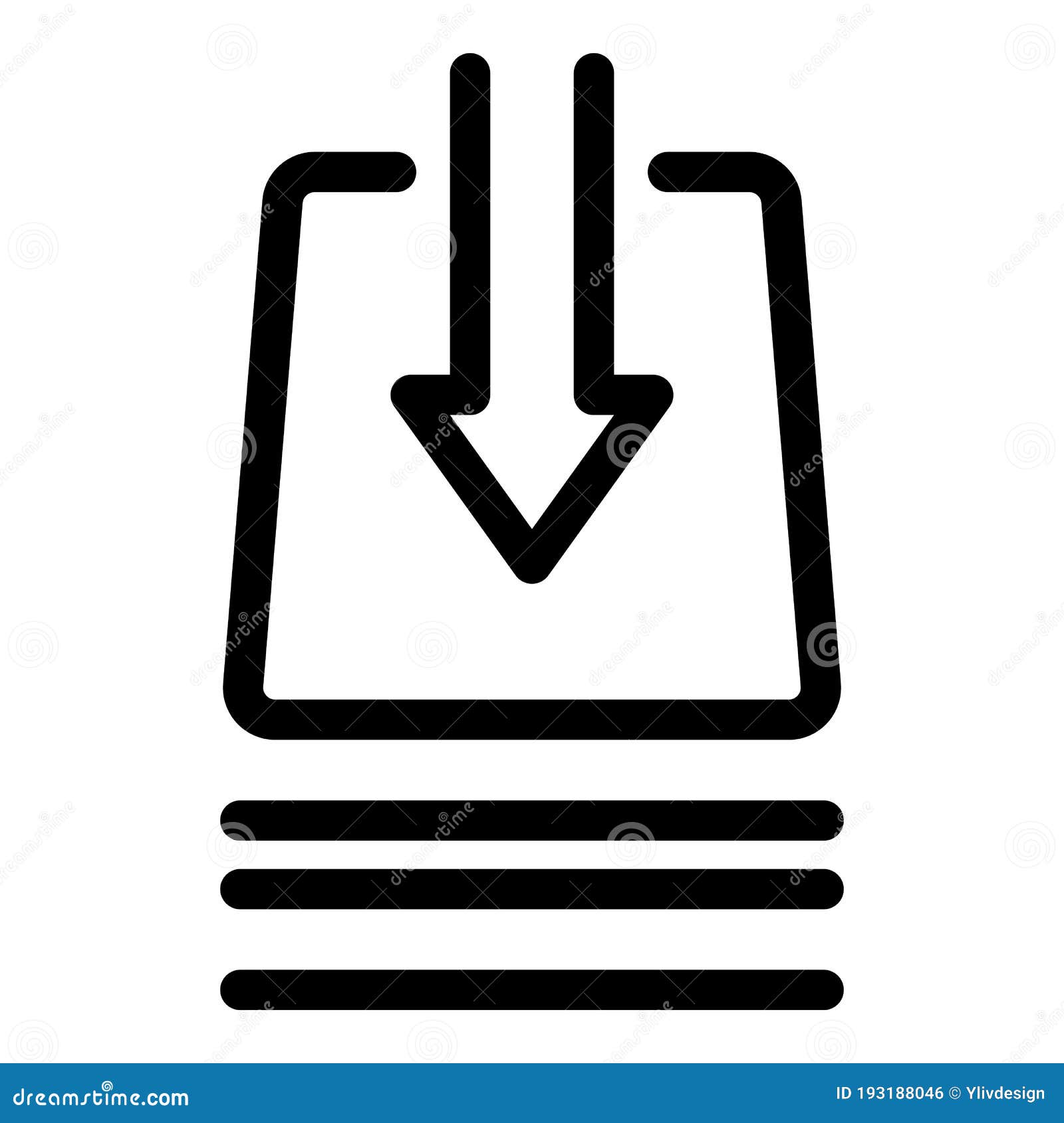 Absorbent Material Icon, Outline Style Stock Vector - Illustration of ...