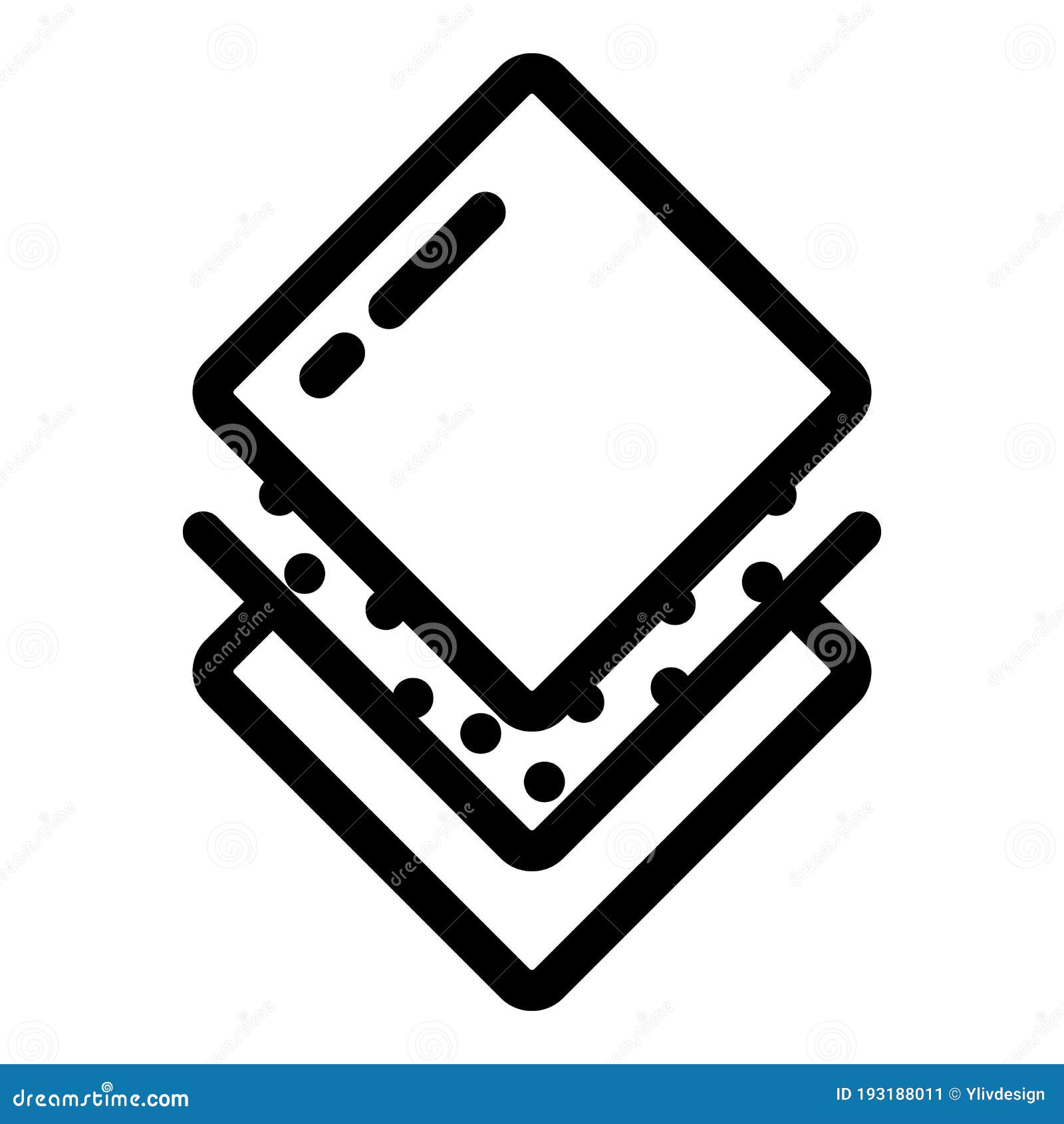 Absorbing Material Icon, Outline Style Stock Vector - Illustration of ...