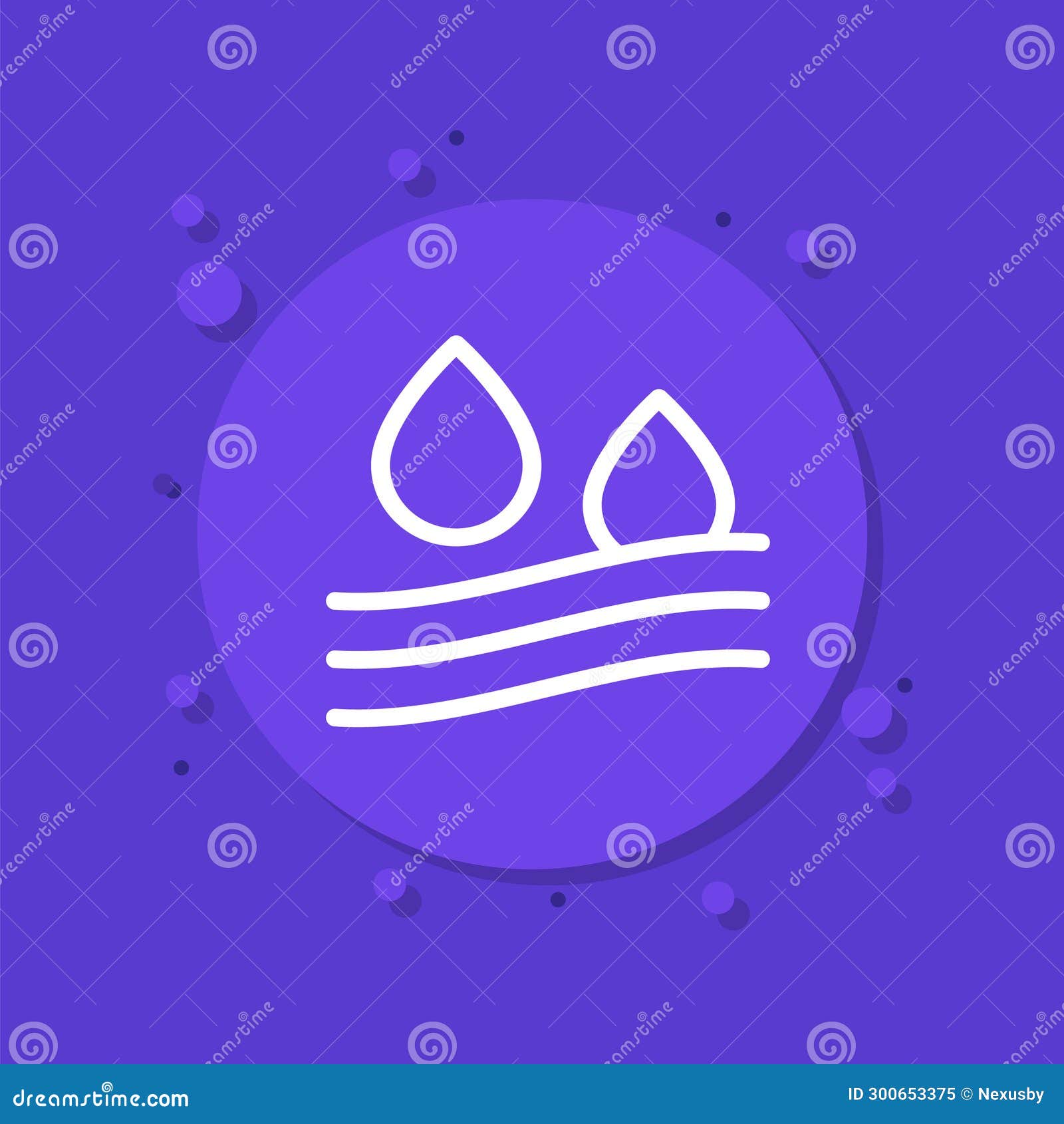 Absorption Line Icon, Absorb Water Vector Label Stock Vector ...