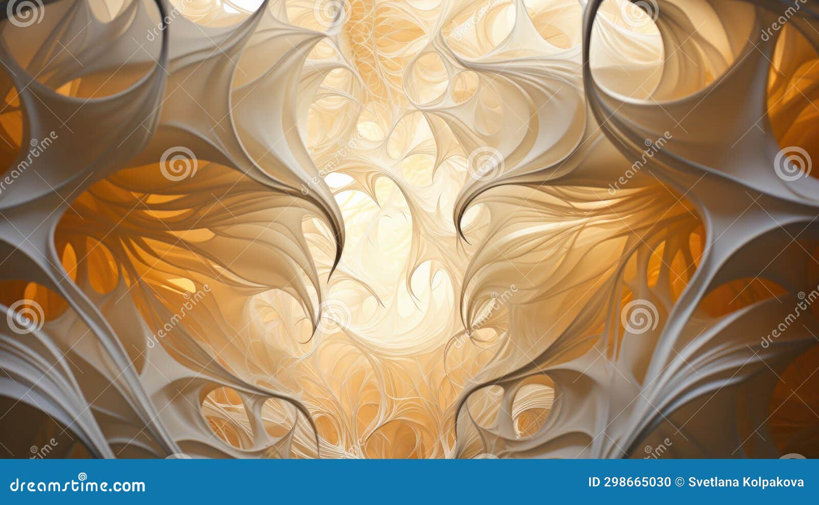 Absract Dynamic Organic Background. Biomorphic Design Free Form Surface ...