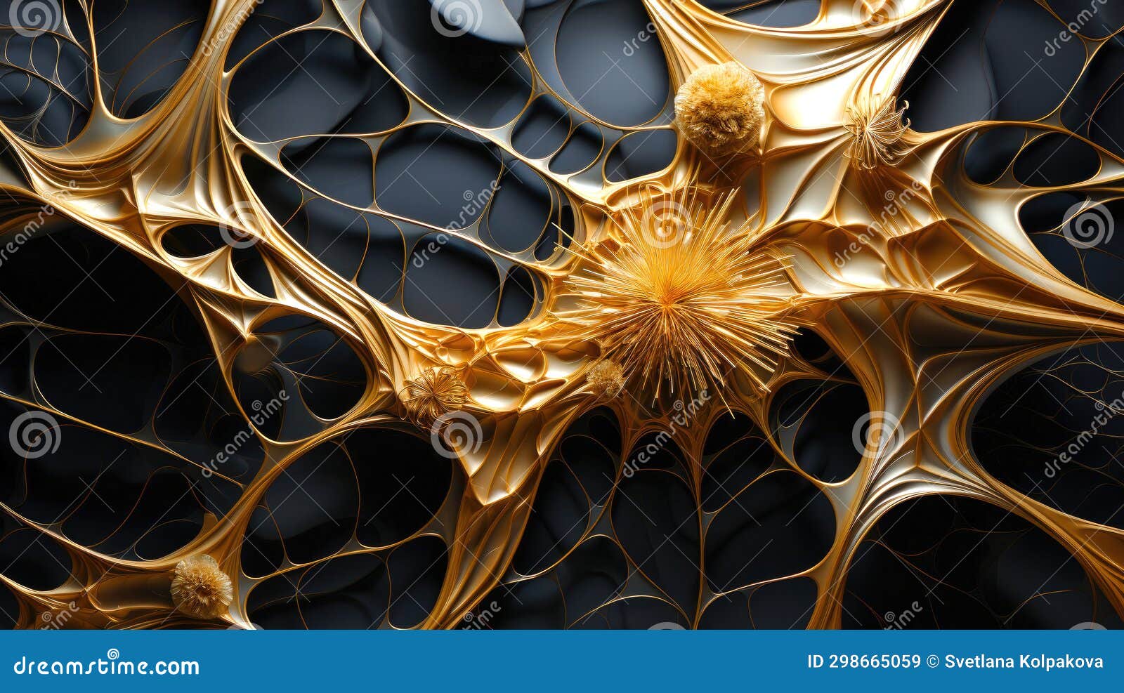 Absract Dynamic Organic Background. Biomorphic Design Free Form Surface ...