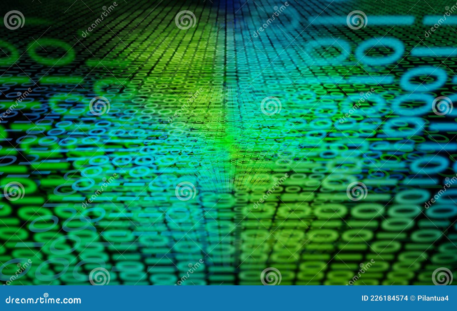 Abstack Binary Code Background. Digital World Wallpaper Stock ...