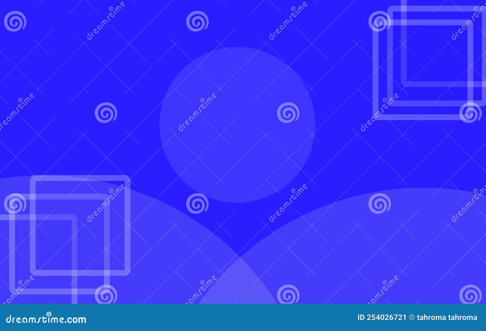 Abstrack Crycle and Squares Blue Background Ilustration Stock ...
