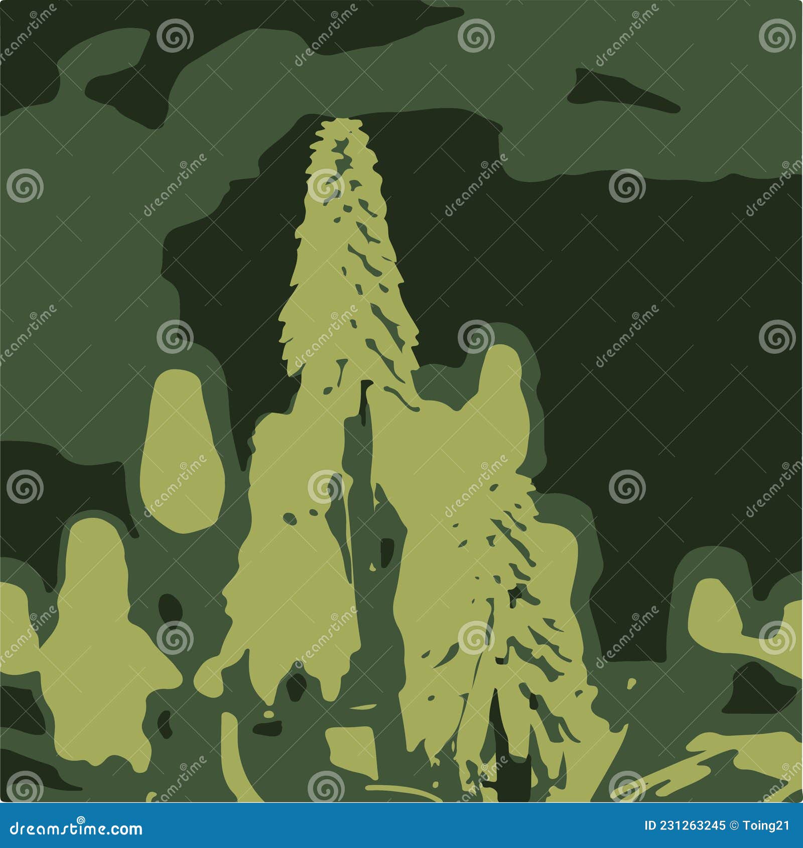 Abstract Background Forest Plants Stock Vector - Illustration of view ...
