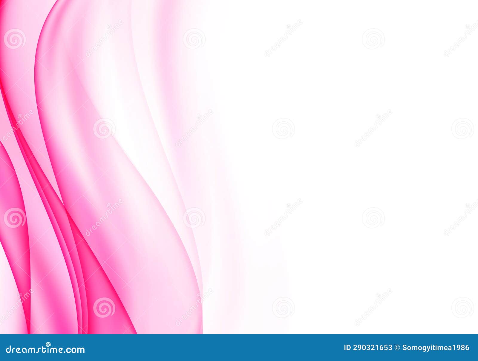 Abstact Background with Pink Soft Waves. Stock Illustration ...