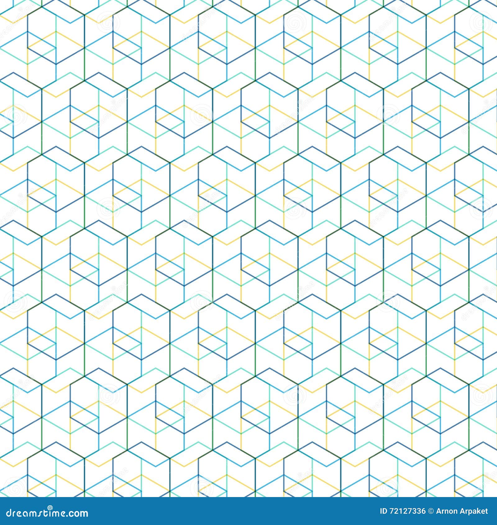 Abstact Cube Design with Pattern Stock Vector - Illustration of white ...