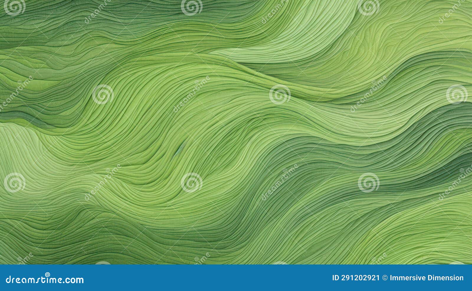 Abstact Dynamic Green Texture of Open Fields. Rolling Green Beauty ...