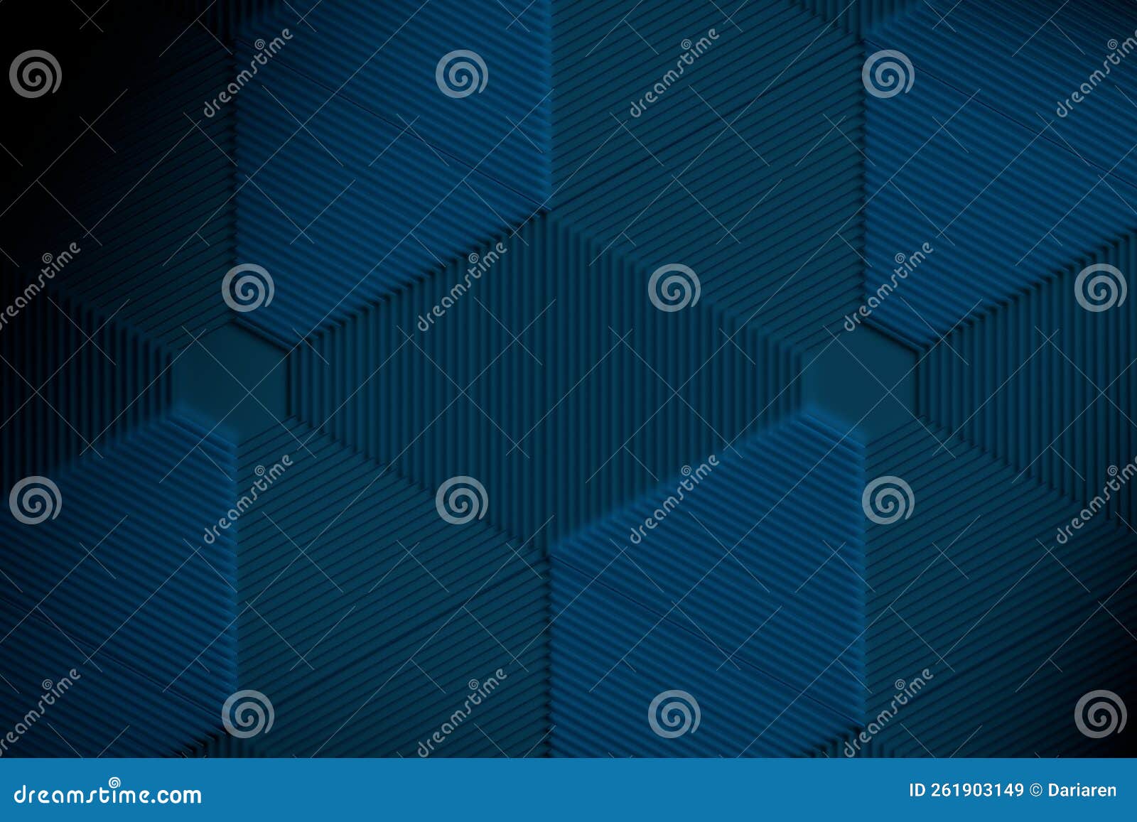 Abstact Patern with Repeating Hexagonal Structures in Dark Blue Colors ...