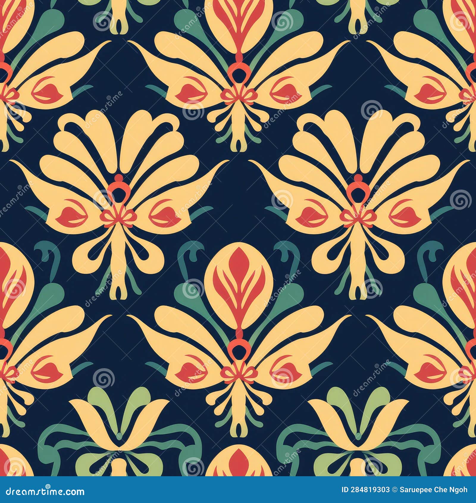 Abstact Pattern Thai Background Stock Illustration - Illustration of ...