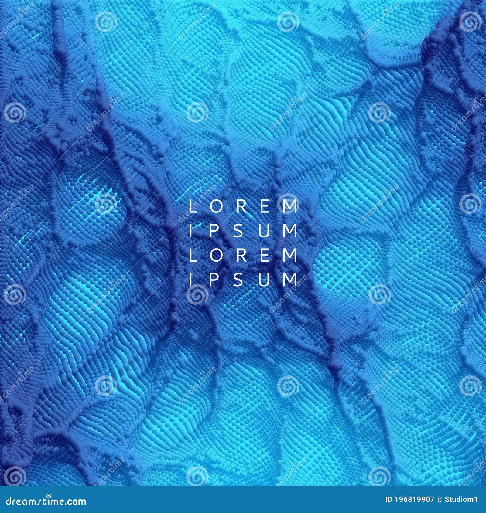 Abstact Texture. Background with Dynamic Particles. 3d Vector ...