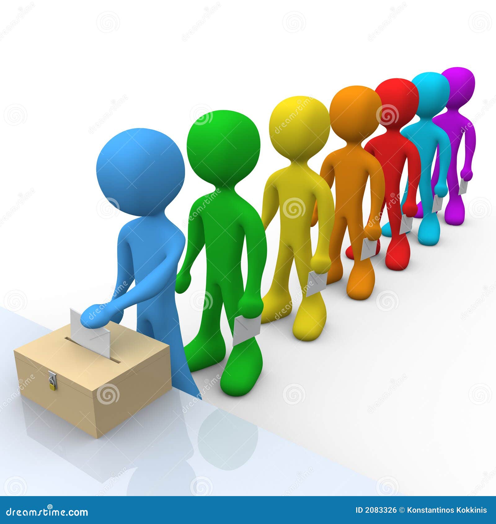 Abstimmung stock abbildung. Illustration von demokratie - 2083326