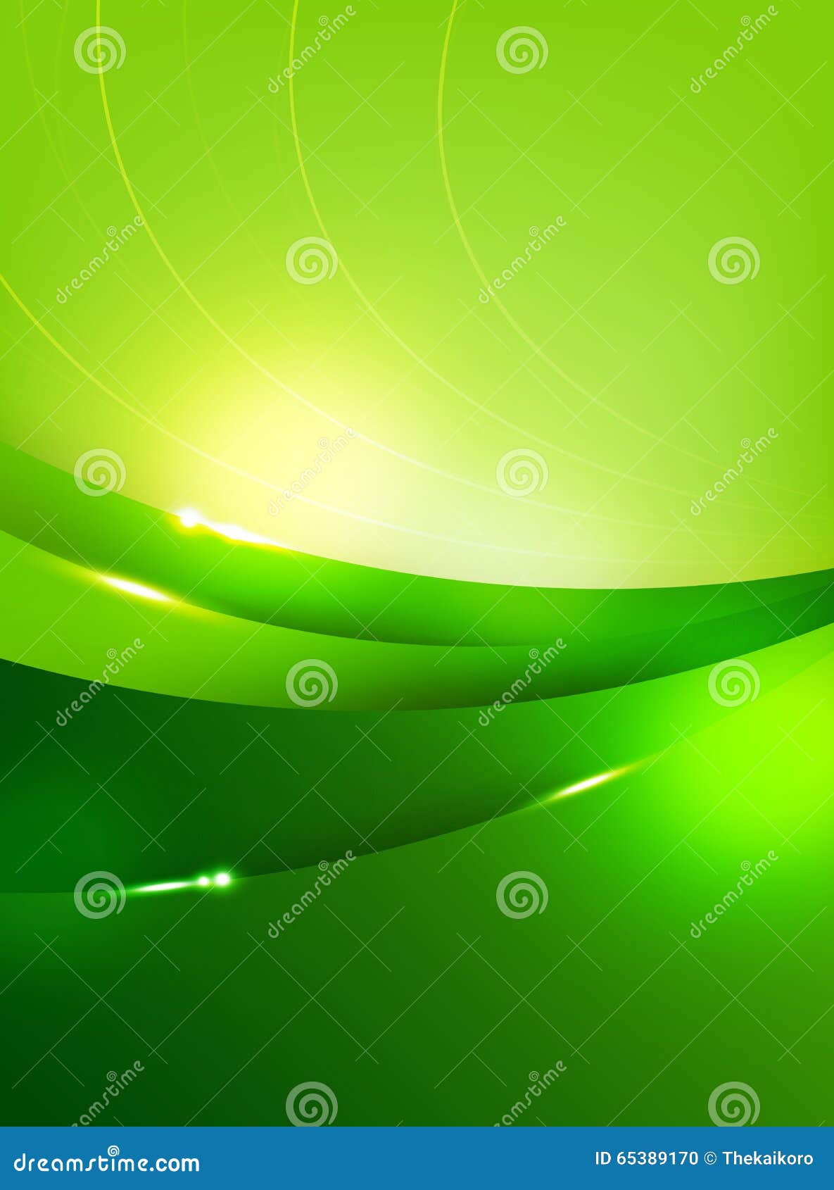 Abstra Background Green Curve and Layed Element Vector Illustration 002 ...