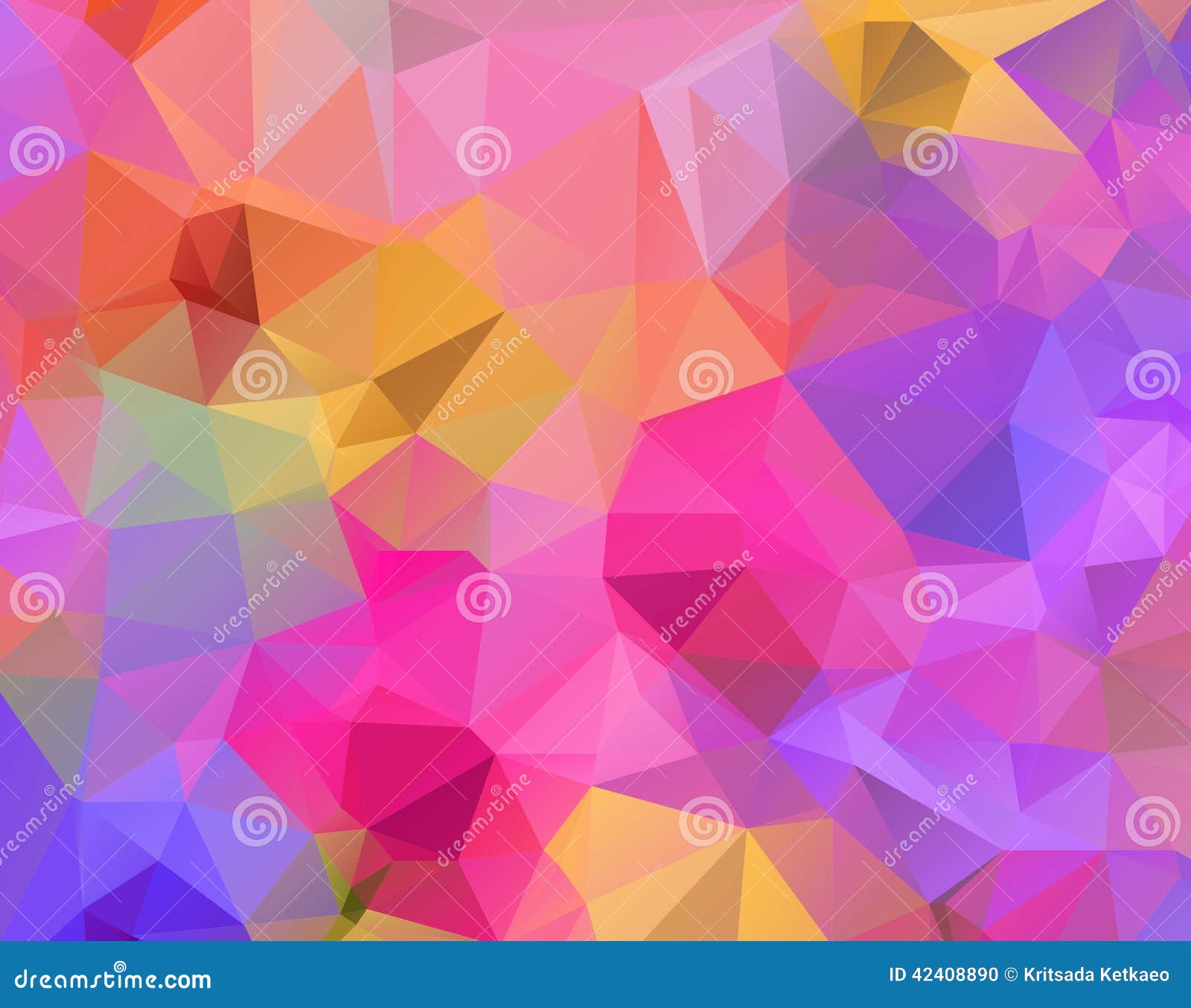Abstrac Colorful Vector Polygonal Pattern Stock Vector - Illustration ...
