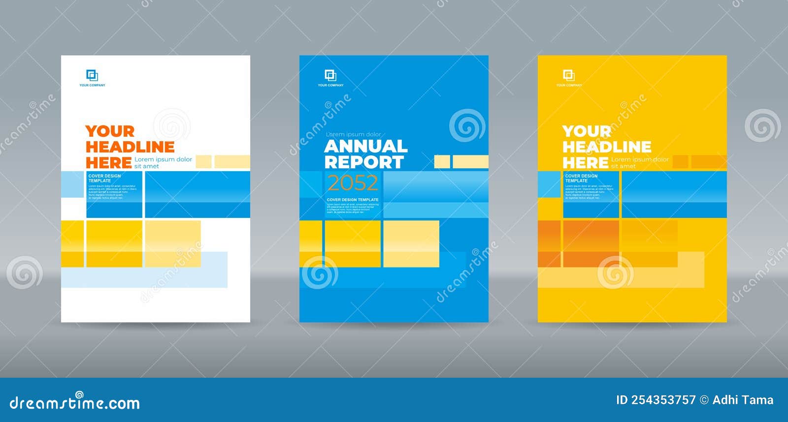 Abstrac Random Line Up Rectangle Book Cover Template Stock Vector ...