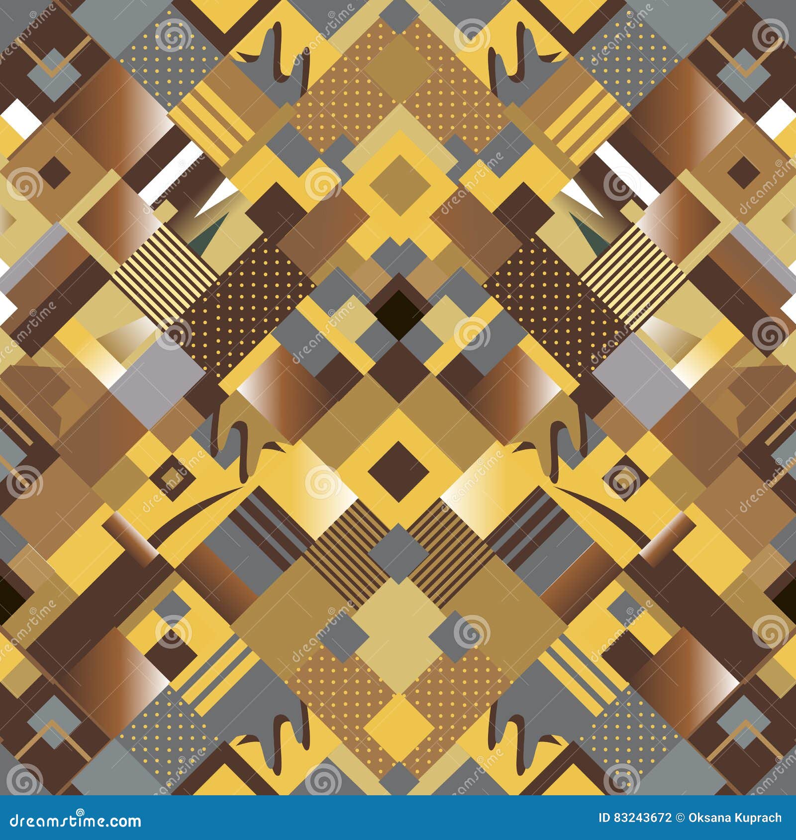 Abstrac seamless pattern. stock illustration. Illustration of modern ...