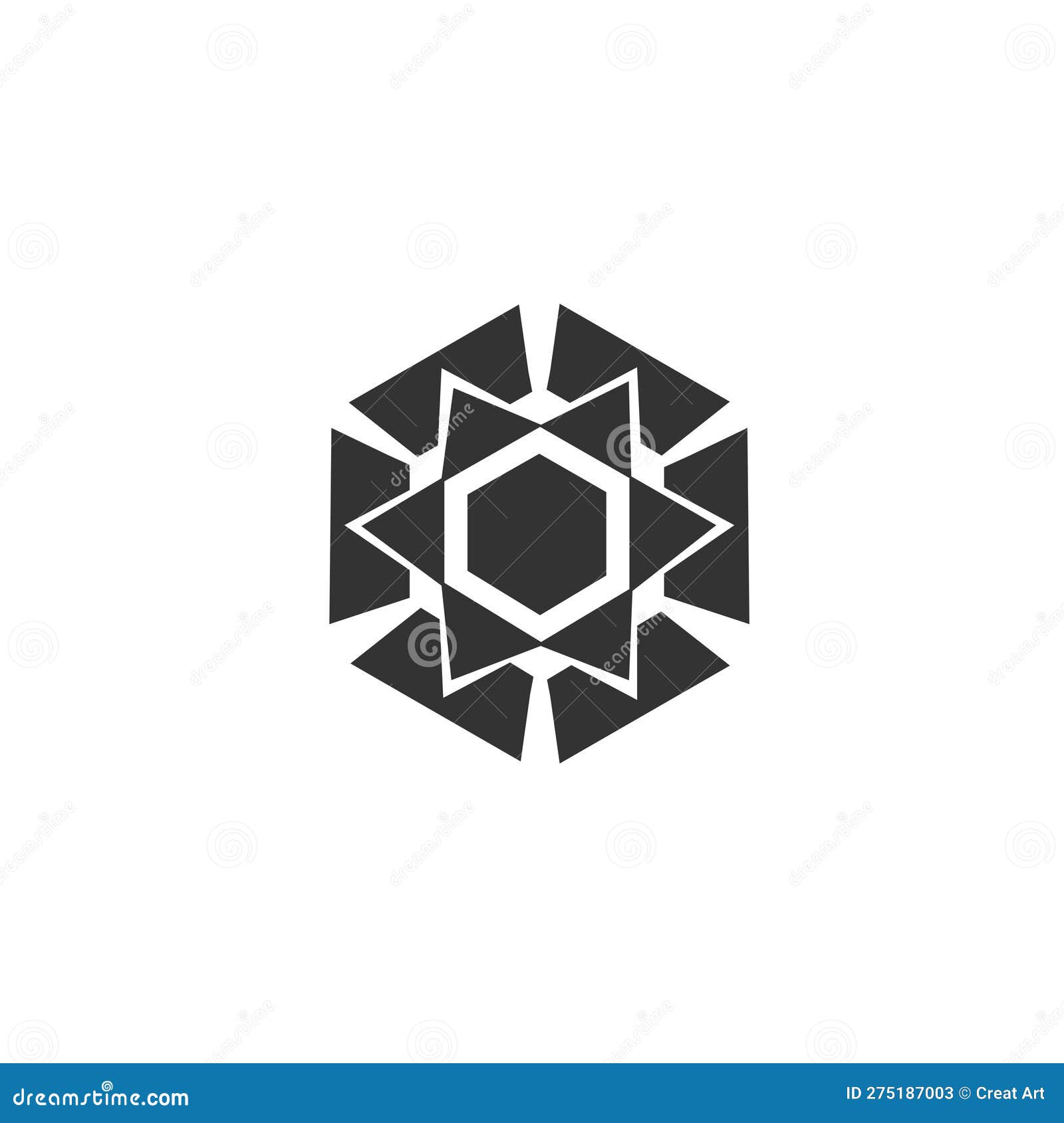 Abstract Diamond Shape Logo Icon Vector Stock Illustration ...