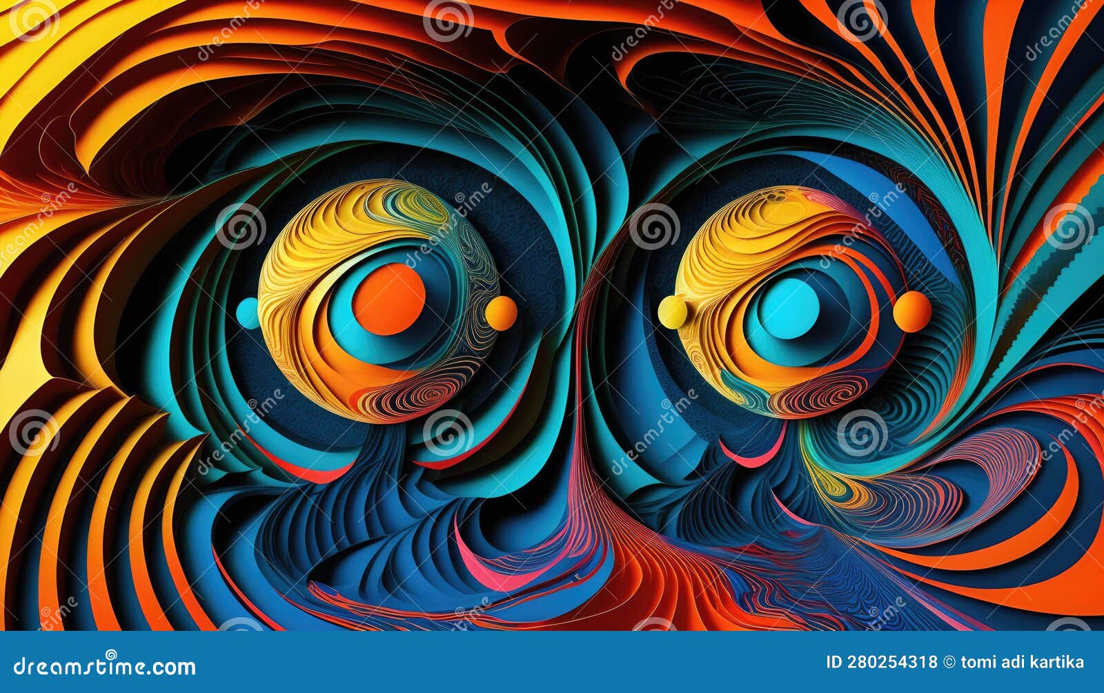 Abstrack Cartoon Background 3d Illustration | CartoonDealer.com #269128732
