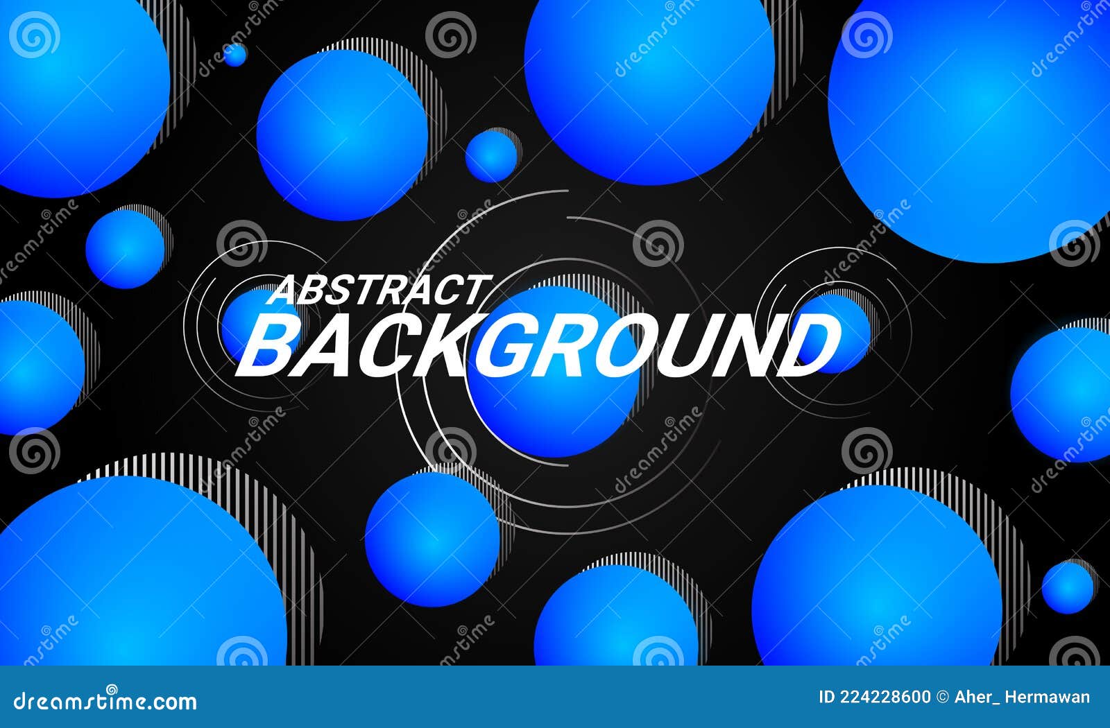 Blue Abstract Circle Background Vector Stock Vector - Illustration of ...