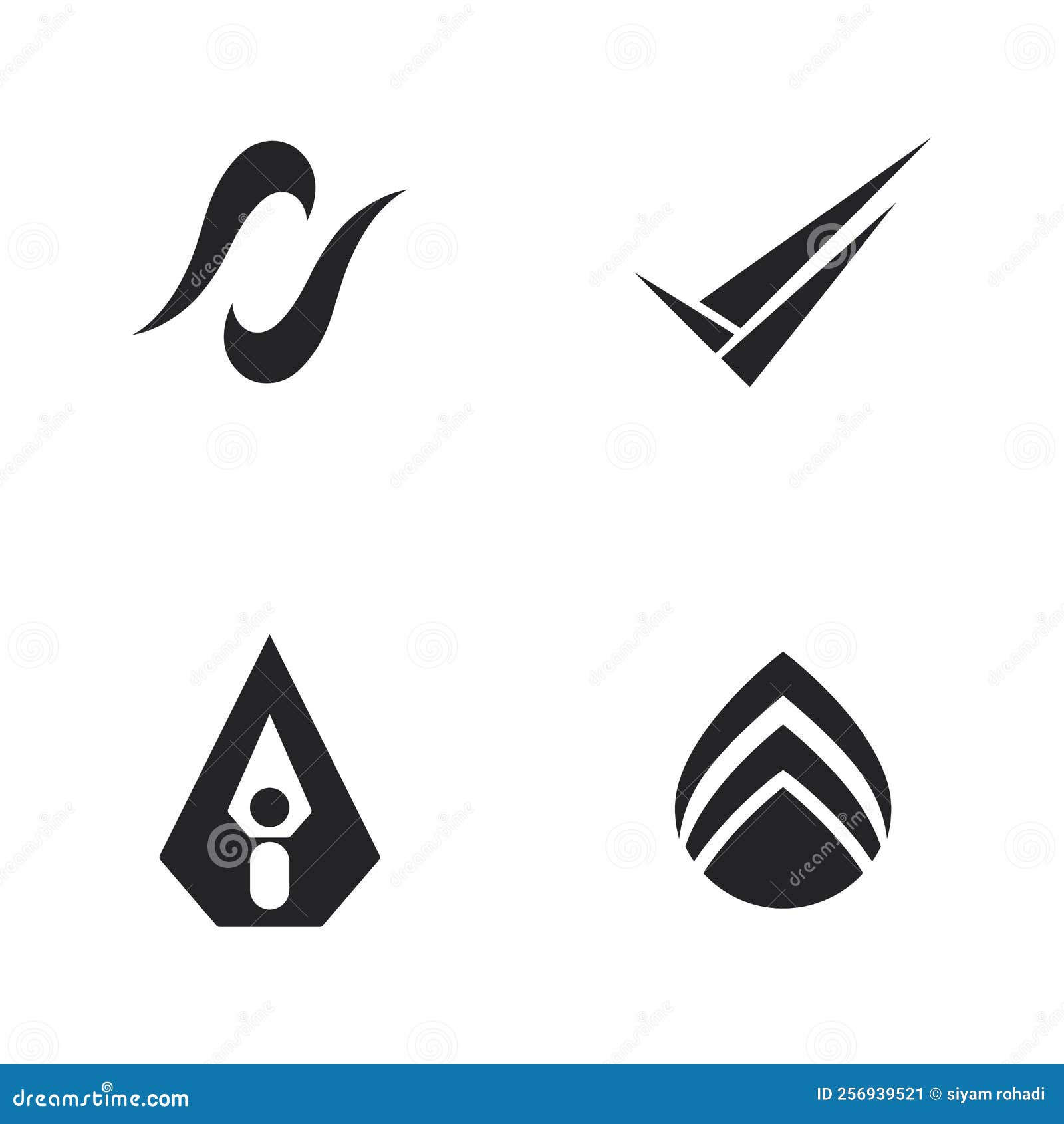 Abstrack Geometic Shapes Logo Vector Illustrations Design Icon Logo ...